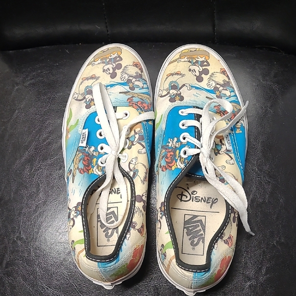 Vans | Shoes | Disney Vans With Beach Scene | Poshmark